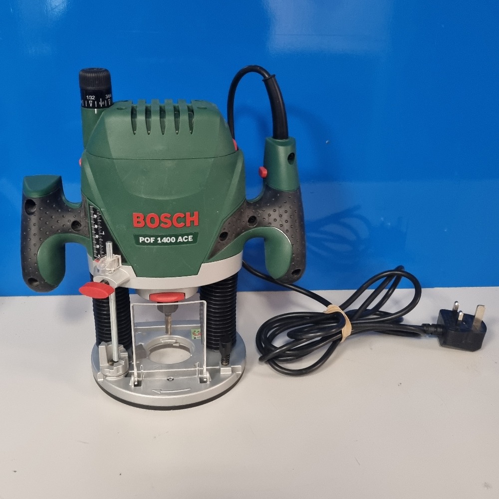Pre-owned Bosch POF 1400 230V Corded ACE Router - Own4Less
